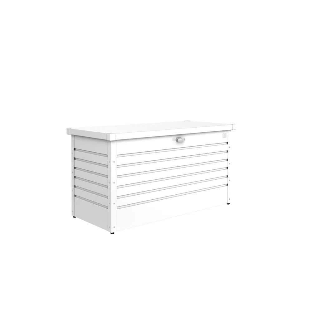 BIOHORT Leisuretime 120 Gal. 52.75 in. L x 24.4 in. W x 27.9 in H White ...