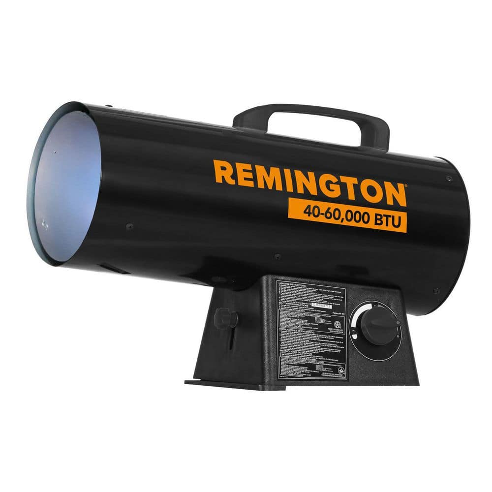 Remington 60,000 BTU Forced Air Liquid Propane Space Heater - Variable ...