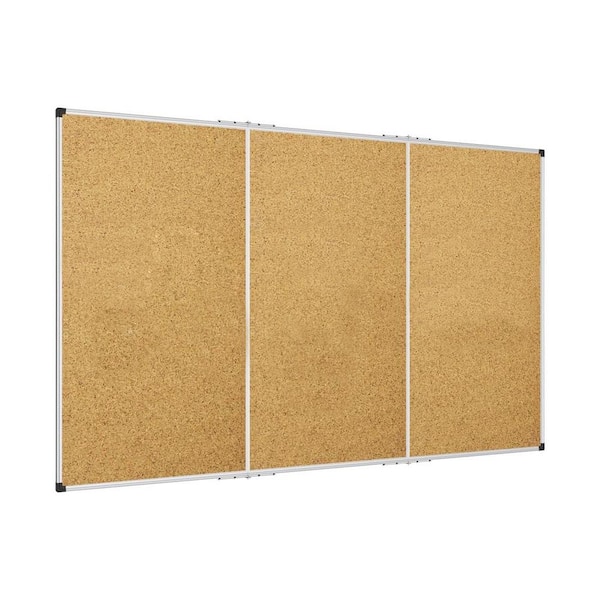 Large Cork Bulletin Board 72 x 48 Inch Push Pin Board with Thick ...