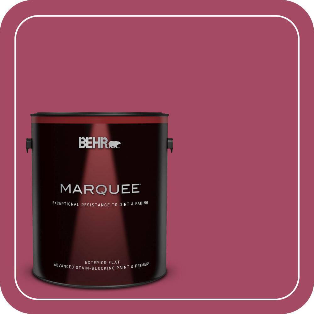 BEHR MARQUEE 1 gal. #120D-5 Glazed Raspberry Flat Exterior Paint ...