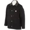 Carhartt Men's Regular Medium Black Cotton Full Swing Chore Coat 102707-001 - The Home Depot