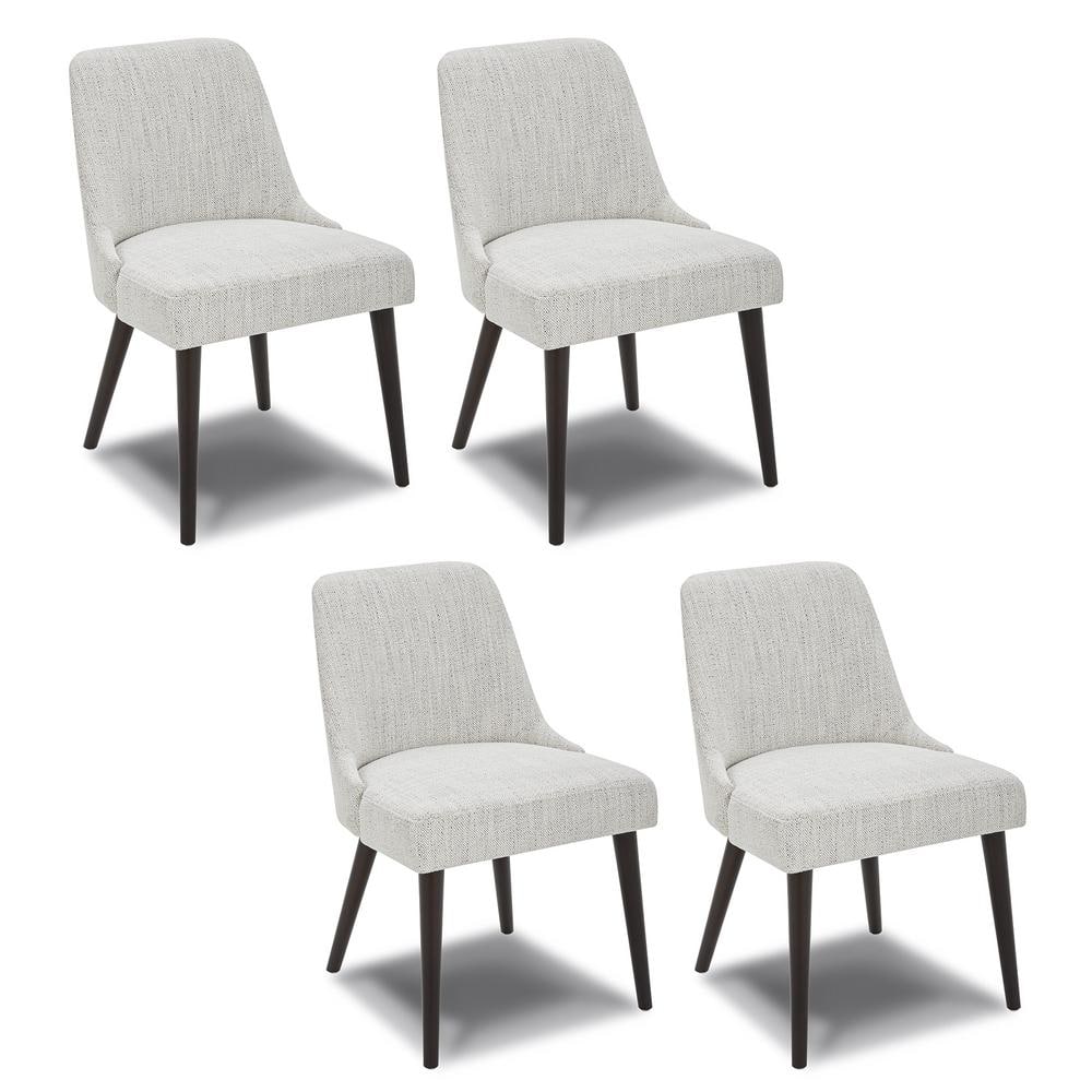 Reviews for Spruce & Spring Leo Ivory Mid-Century Modern Dining Chairs ...