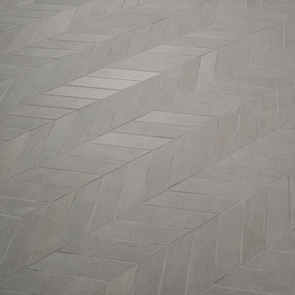MSI Cementino 12 in. x 15 in. Matte Porcelain Mesh-Mounted Mosaic Floor ...