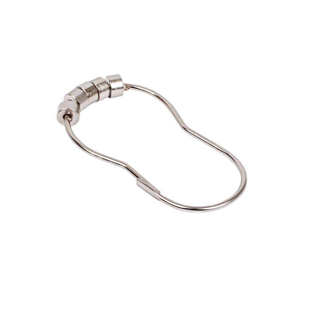 Utopia Alley Roller Shower Hook in Brushed Nickel HK2BN - The Home Depot