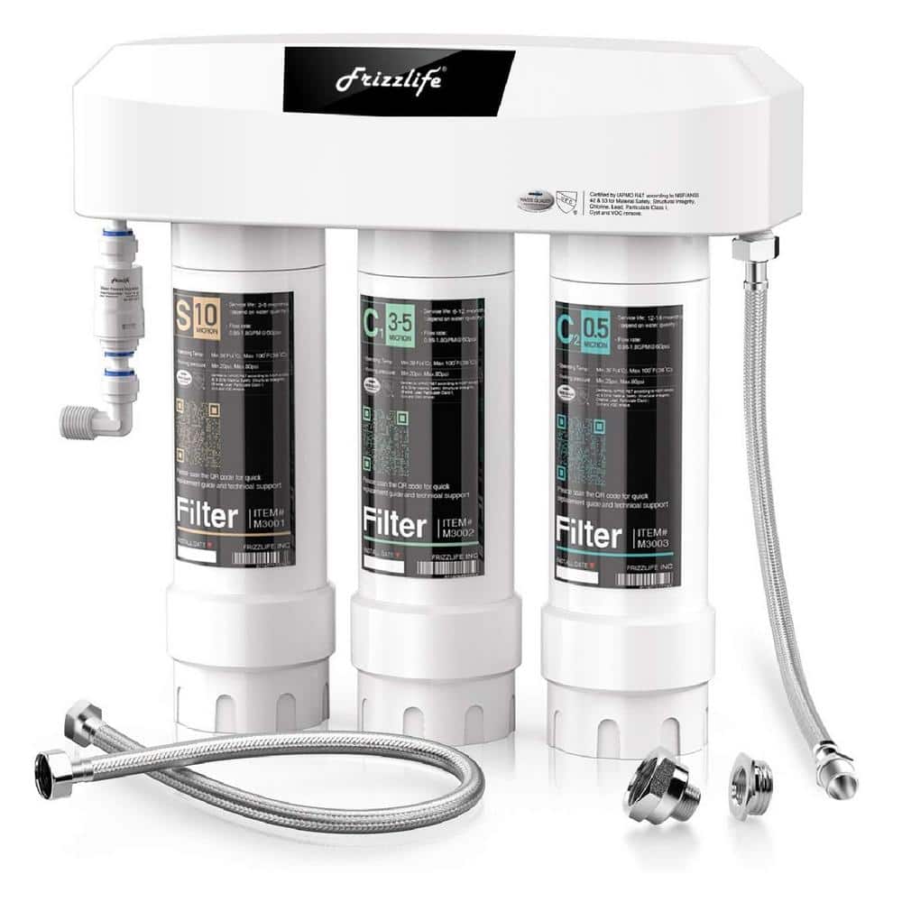 Lukvuzo Under Sink Water Filter System 6-Layer Deep Filtration Under ...