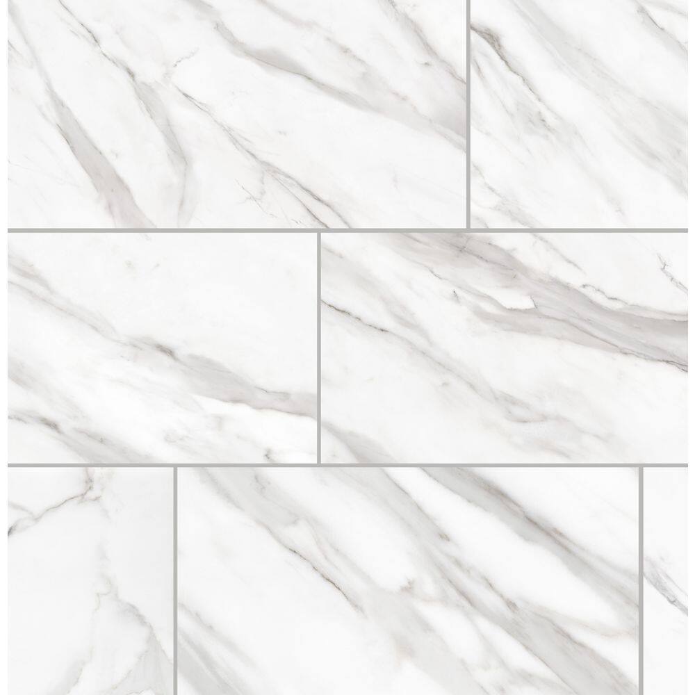 Florida Tile Home Collection Avante Bianco 12 in. x 24 in. Porcelain ...