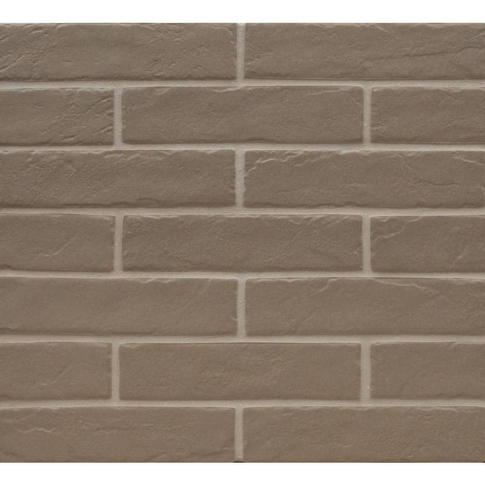 MSI Take Home Tile Sample - Capella Putty 4 in. x 4 in. Brick Matte ...
