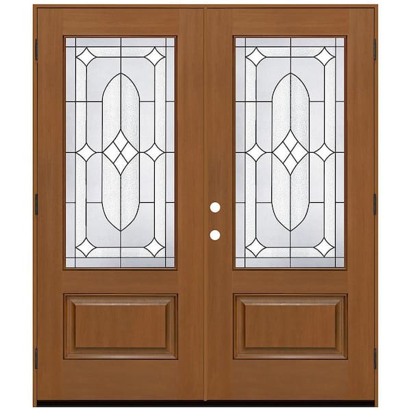 Steves & Sons Regency 72 in. x 80 in. 3/4L Axis Glass RHIS AutumnWheat ...