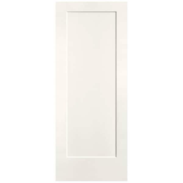 Masonite 32 in. x 80 in. 1-Panel Lincoln Park Single Bore Hollow Core ...