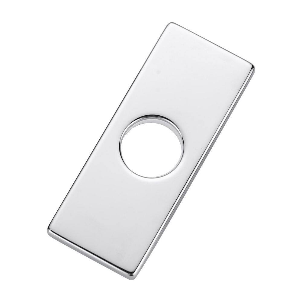 VEVETTA 6.1 in. x 2.44 in. x 0.31 in. Stainless Steel 1-Hole or 3-Hole ...