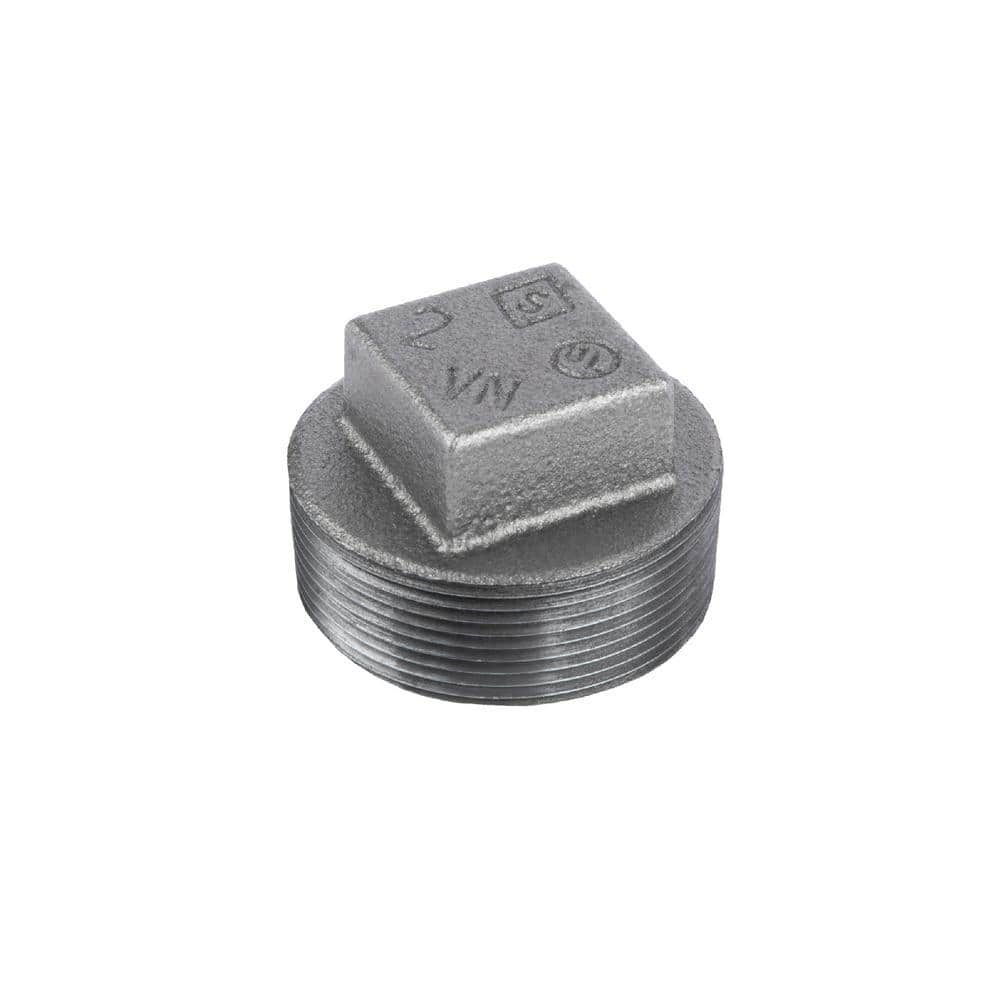 STZ 2 in. Black Iron Plug 310 P-2 - The Home Depot