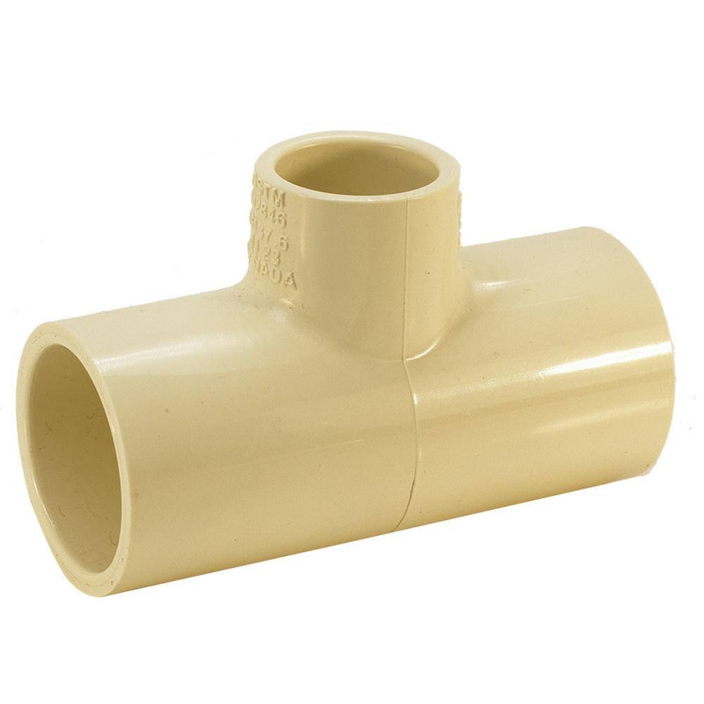 Flowguard Gold 3/4 in. x 3/4 in. x 1/2 in. CPVC Tee SXSXS 150292 - The ...