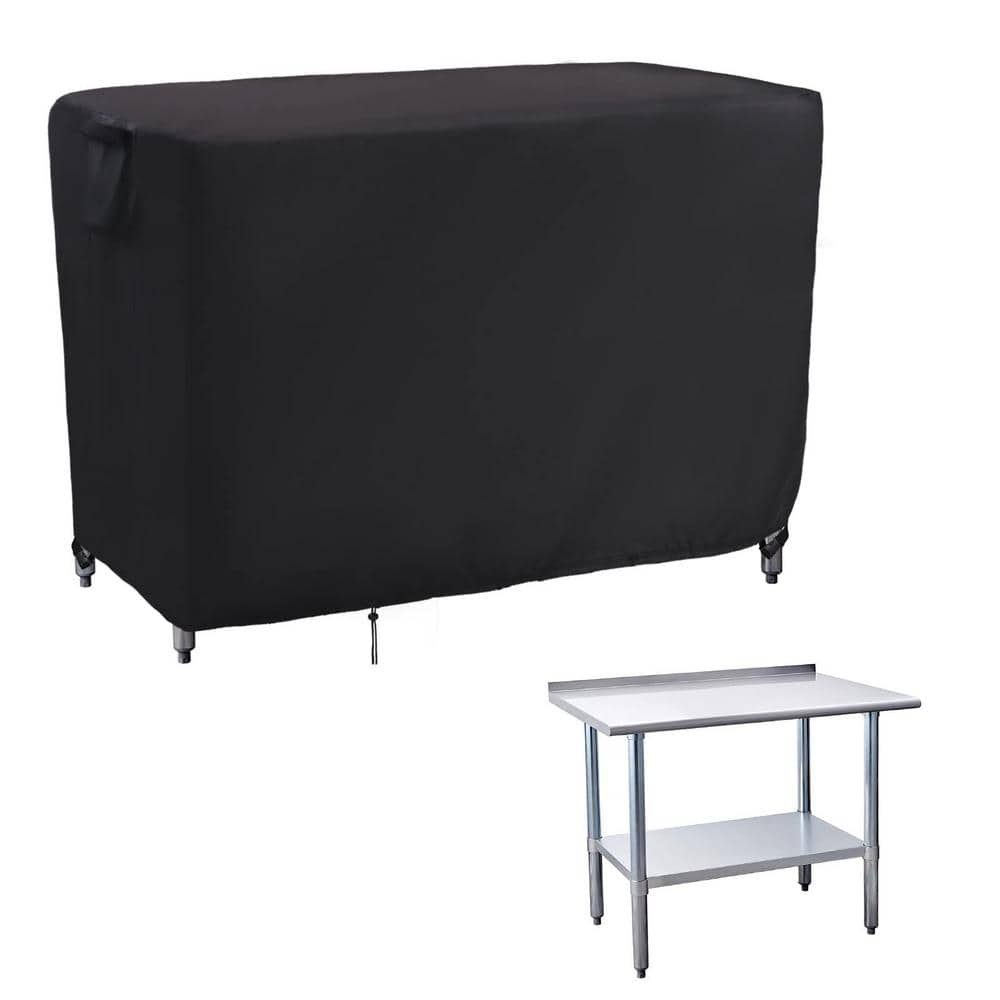 Angel Sar 48 in. L x 30 in. W x 35 in. H Outdoor Waterproof Table Cover ...