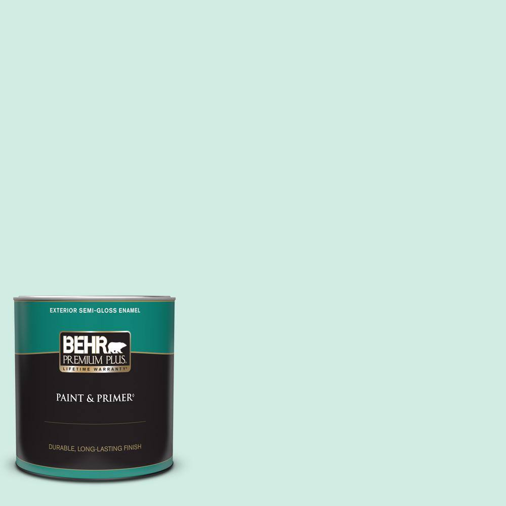 BEHR PREMIUM PLUS 1 qt. Home Decorators Collection #HDC-MD-19 Soft Mint ...