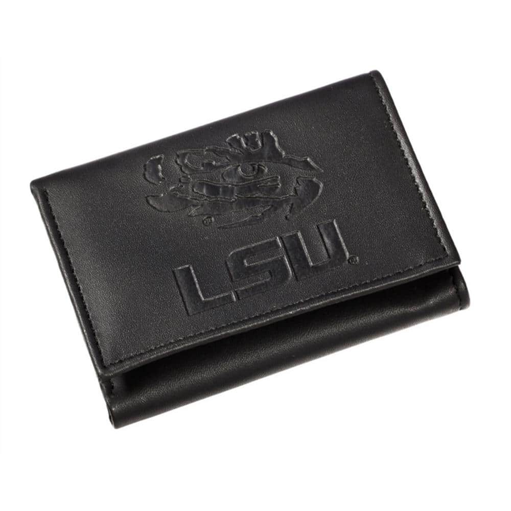 Team Sports America Louisiana State University NCAA Leather Tri-Fold ...