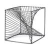 Mercana Rochon Gray Metal Cube Decorative Object 68535 - The Home Depot