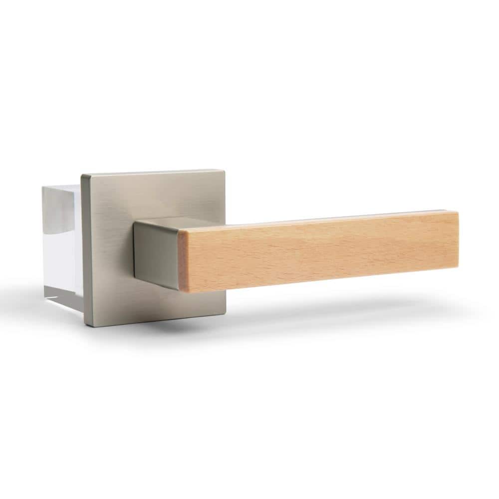 McBowery Summit Satin Nickel Double Dummy Modern Door Lever MB-1109DMSN ...