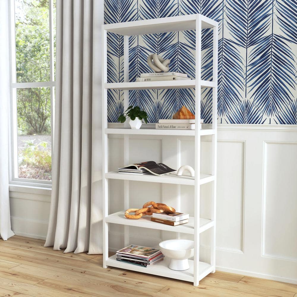 Butler Specialty Company Lark 75 in. H White Wood 5-Tier Etagere ...
