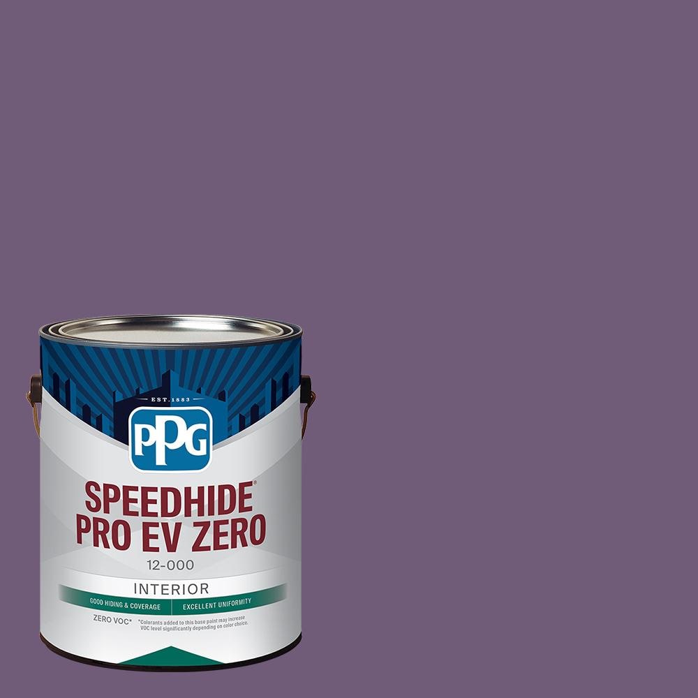 PPG Speedhide Pro EV Zero 1 gal. PPG13-20 Pageant Pansy Flat Interior ...