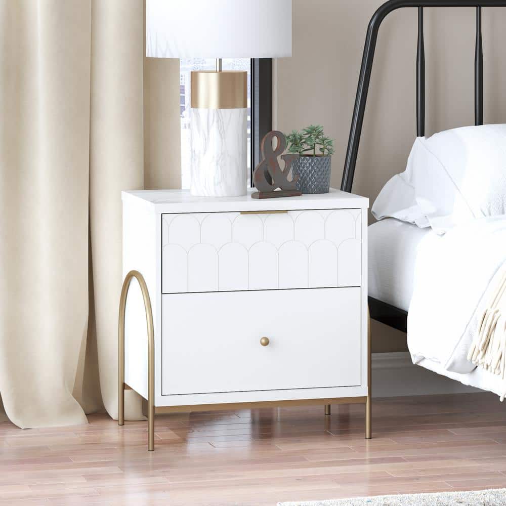 White nightstand in store store