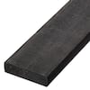 BestPLUS 2 in. x 6 in. x 8 ft. Black Recycled Plastic Edging Lumber G ...