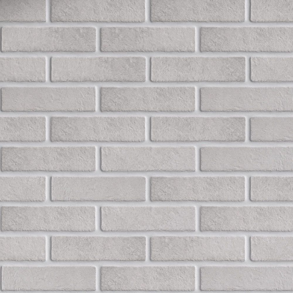 MOLOVO Jerica Blanco Brick 2.95 in. x 11 in. Matte Porcelain Floor and ...