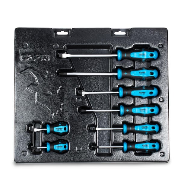 Capri Tools Kontour Screwdriver Set (8-Piece) 25000-SS8KPS