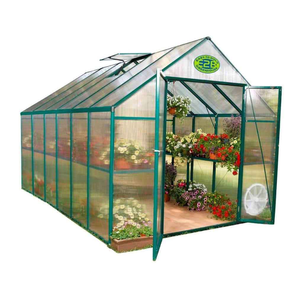 STC 8 ft. x 12 ft. Greenhouse EG45812 - The Home Depot