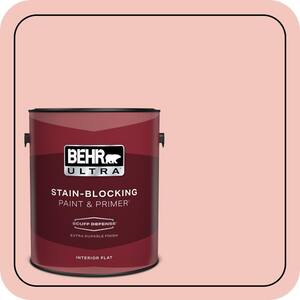 BEHR PREMIUM PLUS 1 qt. #M170-2 Prairie Rose Flat Low Odor Interior ...