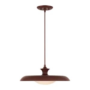 ALORA MOOD Minori 15-in 1 Light 60-Watt Pine Green Pendant Light ...
