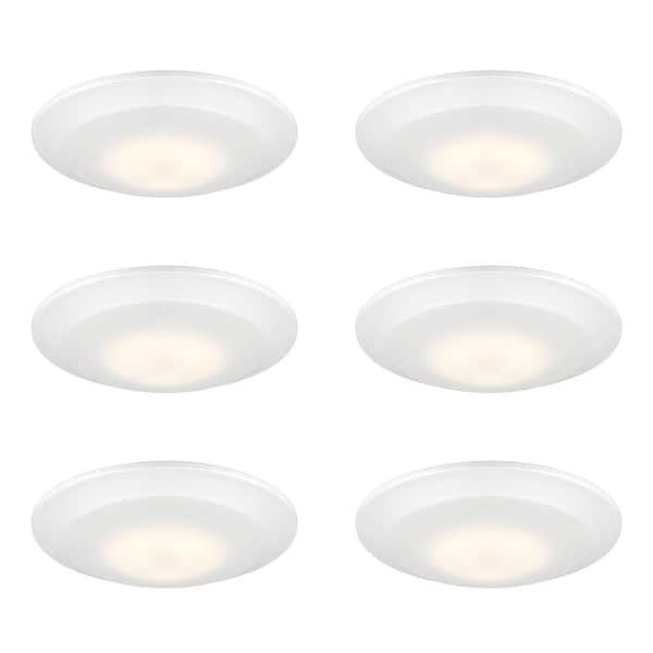 EnviroLite 7 in. Selectable CCT White Integrated LED J-Box or Recessed ...