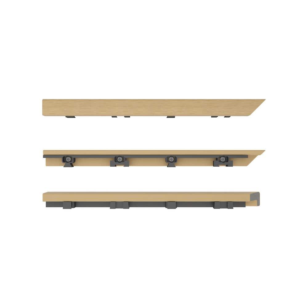 NewTechWood 1/12 ft. x 1 ft. Quick Deck Composite Deck Tile Outside ...