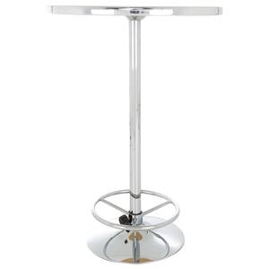 Trademark Las Vegas Chrome Pub/Bar Table LV2000 - The Home Depot