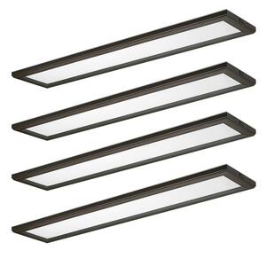 Commercial Electric 48 in. x 15 in. Low Profile Brushed Nickel Color ...