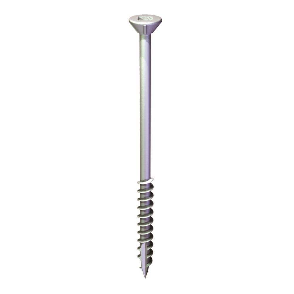 #10 x 3 in. Square Flat Head Wood Screw (1 LB Box) 20795 - The Home Depot