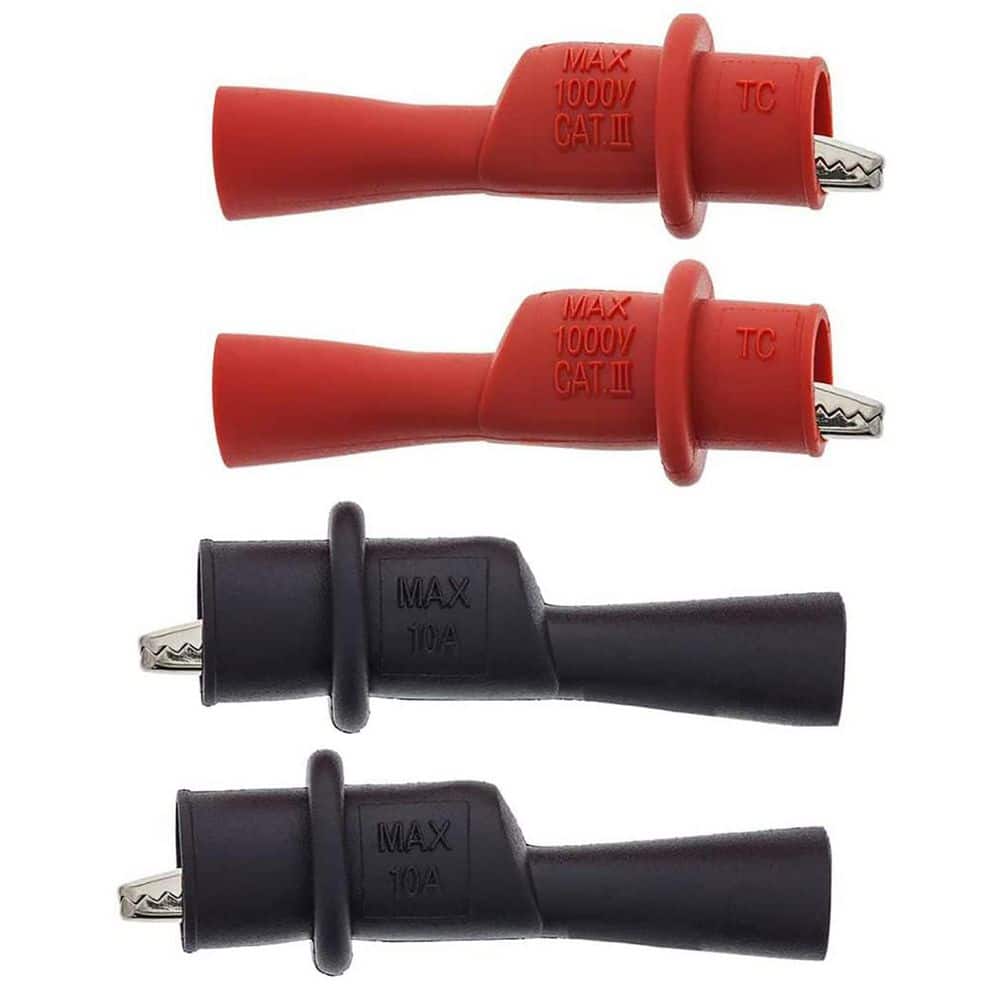 Yichuhaoxi Push-on Alligator Clips for Multimeter Test Lead Rubber ...