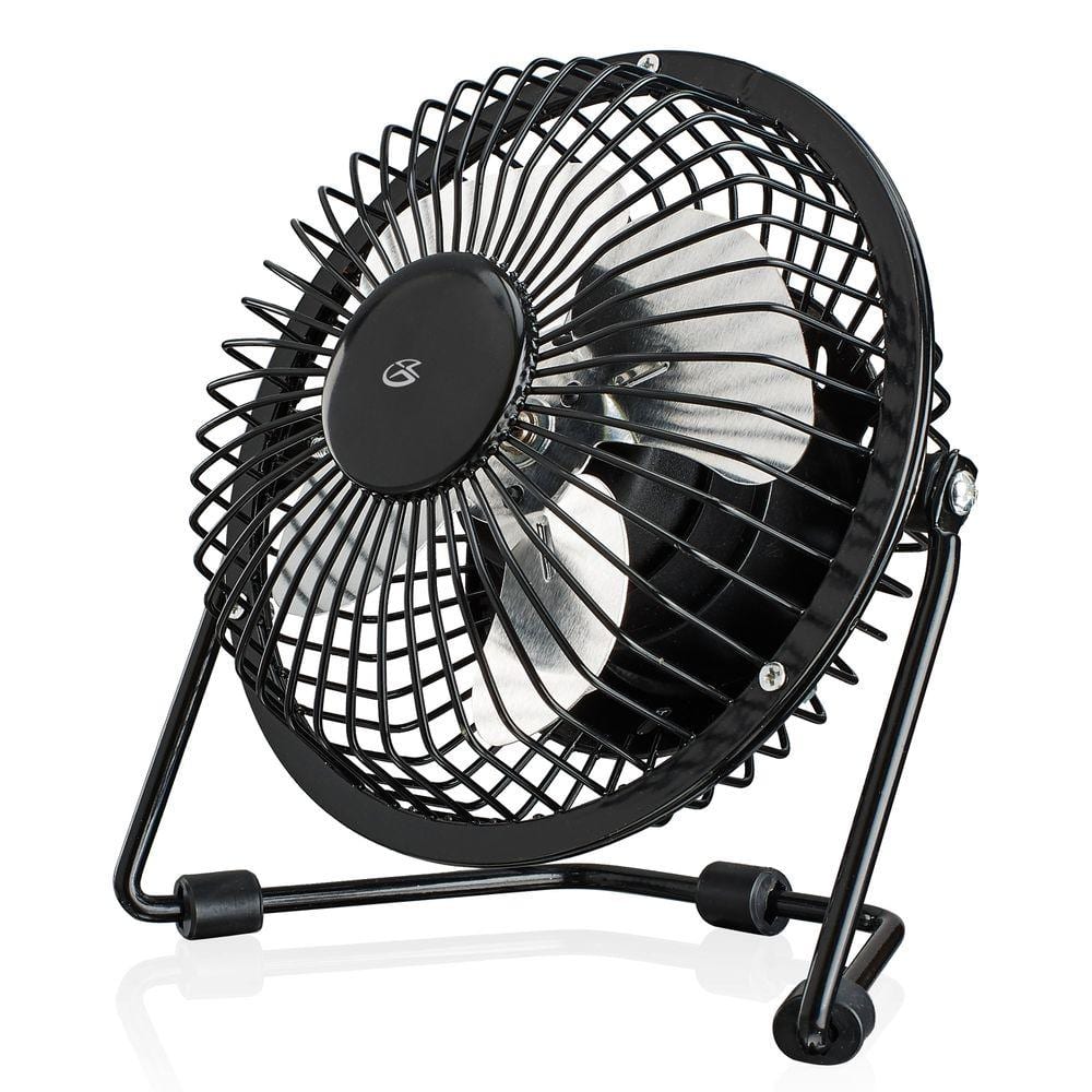 GPX 4 in. USB Desk Fan AU25B - The Home Depot
