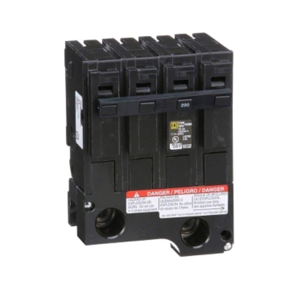 Square D 200 Amp 2-Pole 120-Volt/240-Volt Mini Branch Circuit Breaker ...