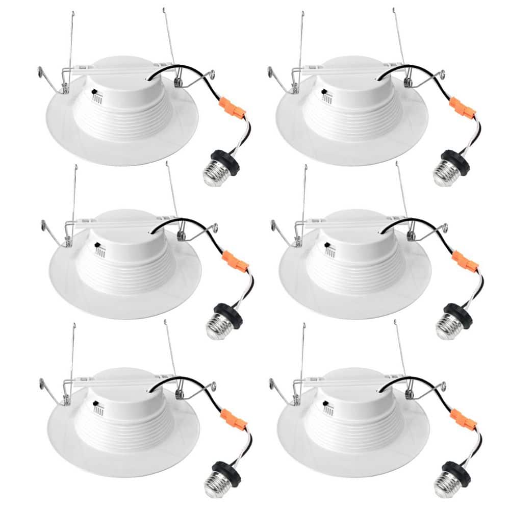 KOAOEIRS 5 in. and 6 in. 5CCT Adjustable Integrated LED Recessed ...