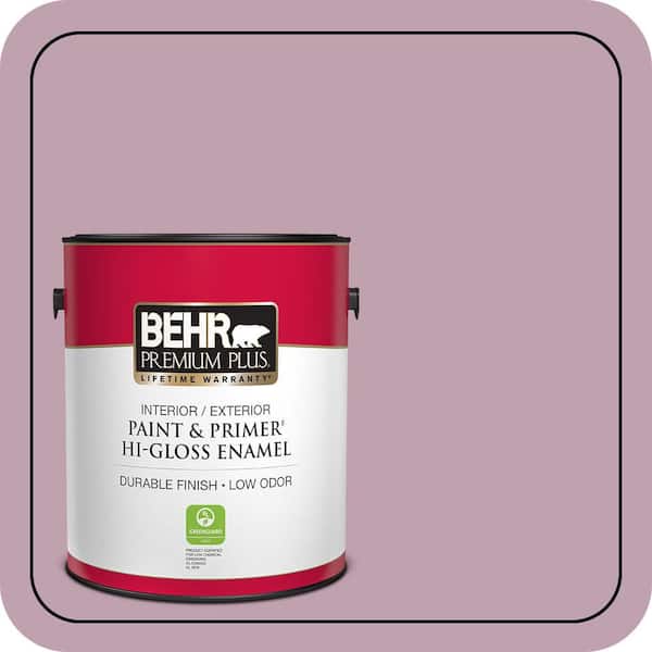 BEHR PREMIUM PLUS 1 gal. #S120-4 Decanting Hi-Gloss Enamel Interior ...