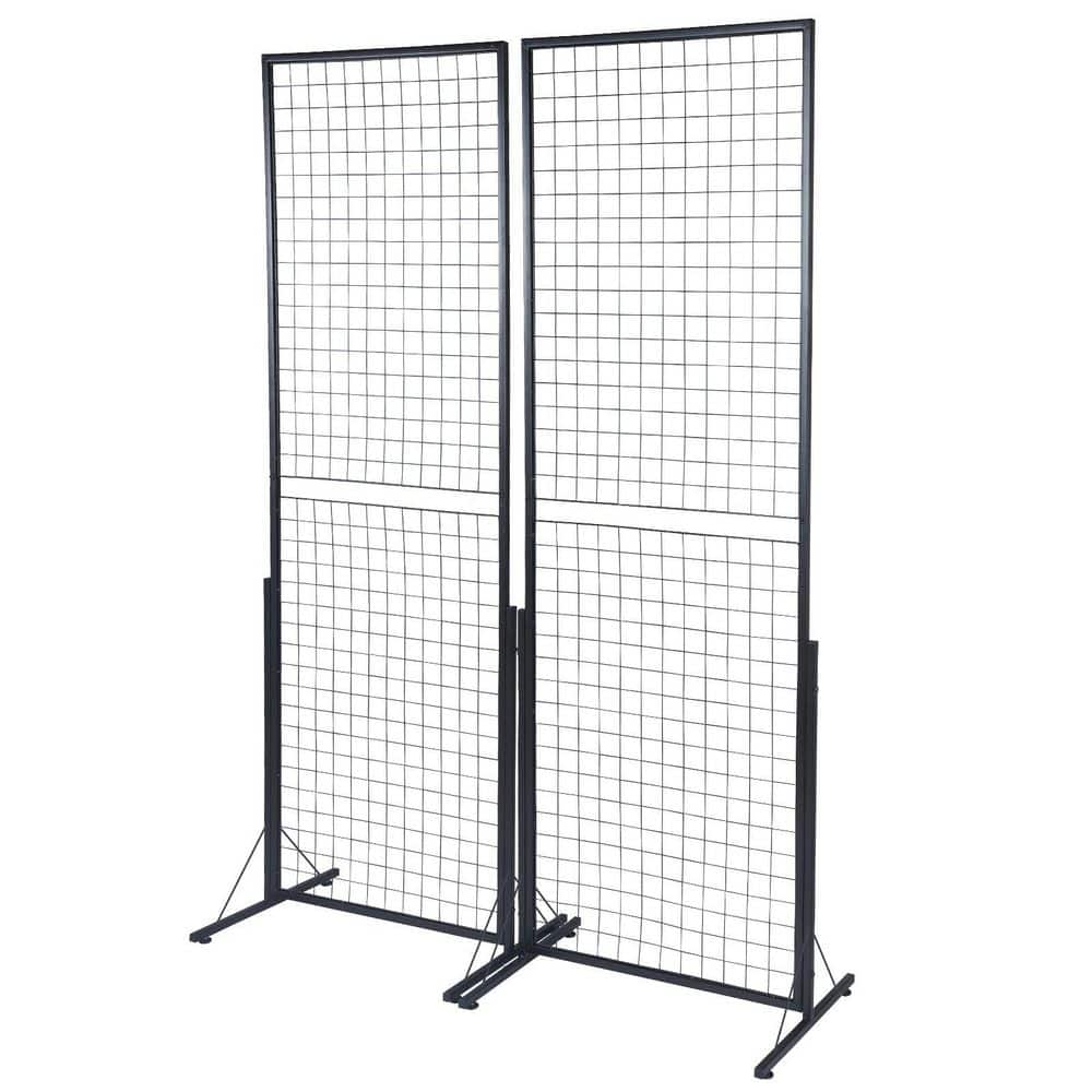 BOPOREA MEGO LLC 24.29in. x 67.56 H in Metal Decorative Grid Wall ...