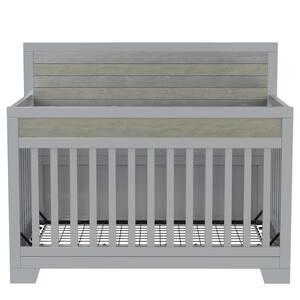 wetiny Natural Wood Solid Wood Crib D-WF304222AAD-N701 - The Home Depot