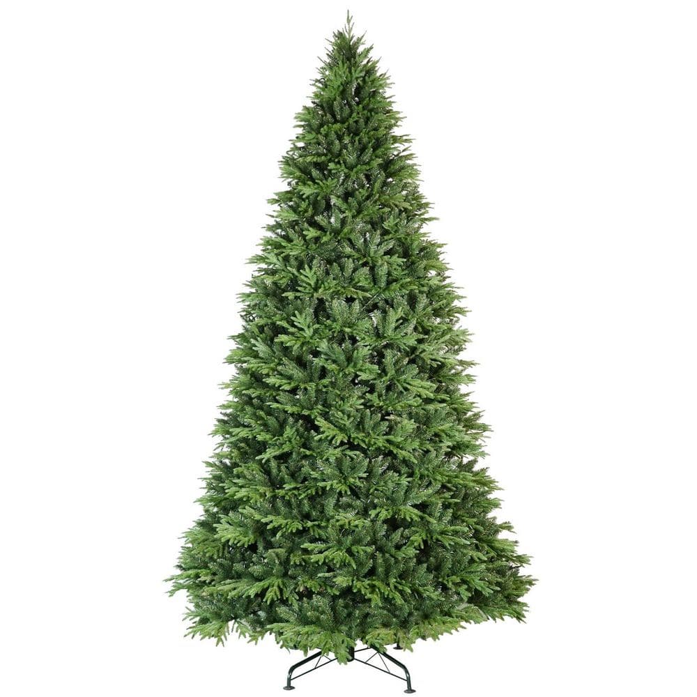 6.5 ft. Premium Hinged Artificial Christmas Tree Holiday Tree with 2225 ...
