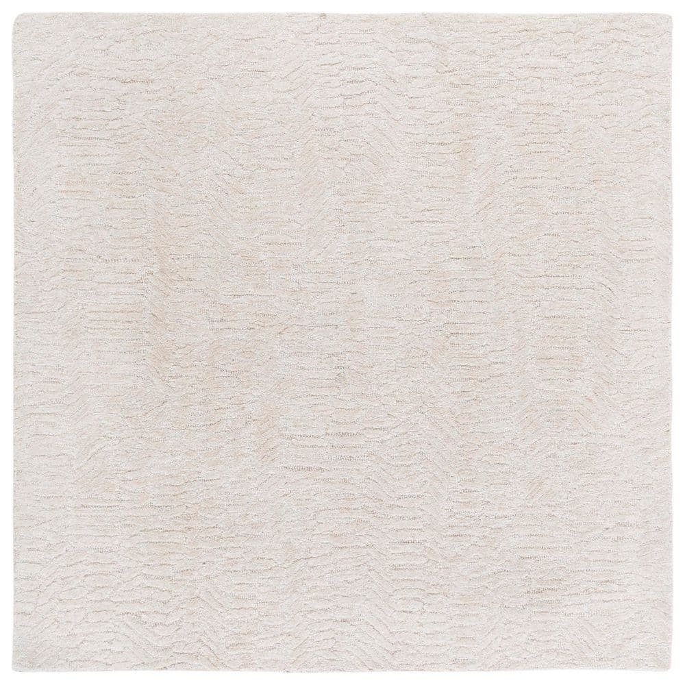 SAFAVIEH Pine 6 ft. x 6 ft. Beige Abstract Modern square Area Rug ...