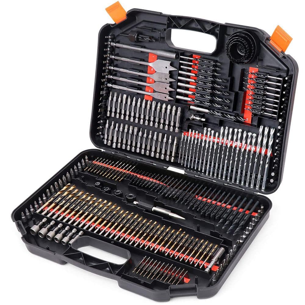 246 PCS Premium Quality Drill Bit Set Comprehensive Kit for Wood Metal ...