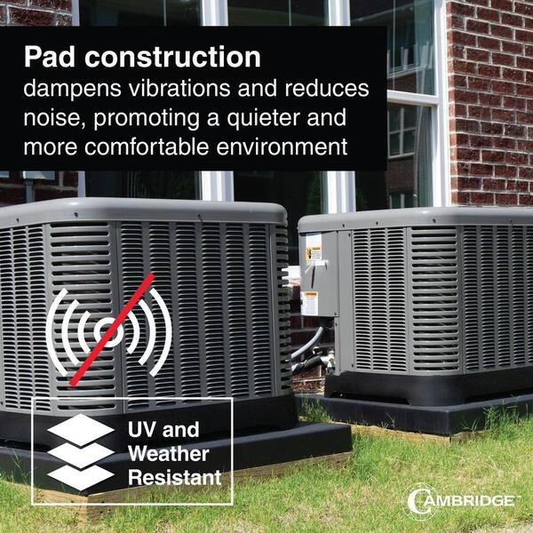 Cambridge 30 in. x 30 in x 3 in. Plastic Central Air Conditioner ...