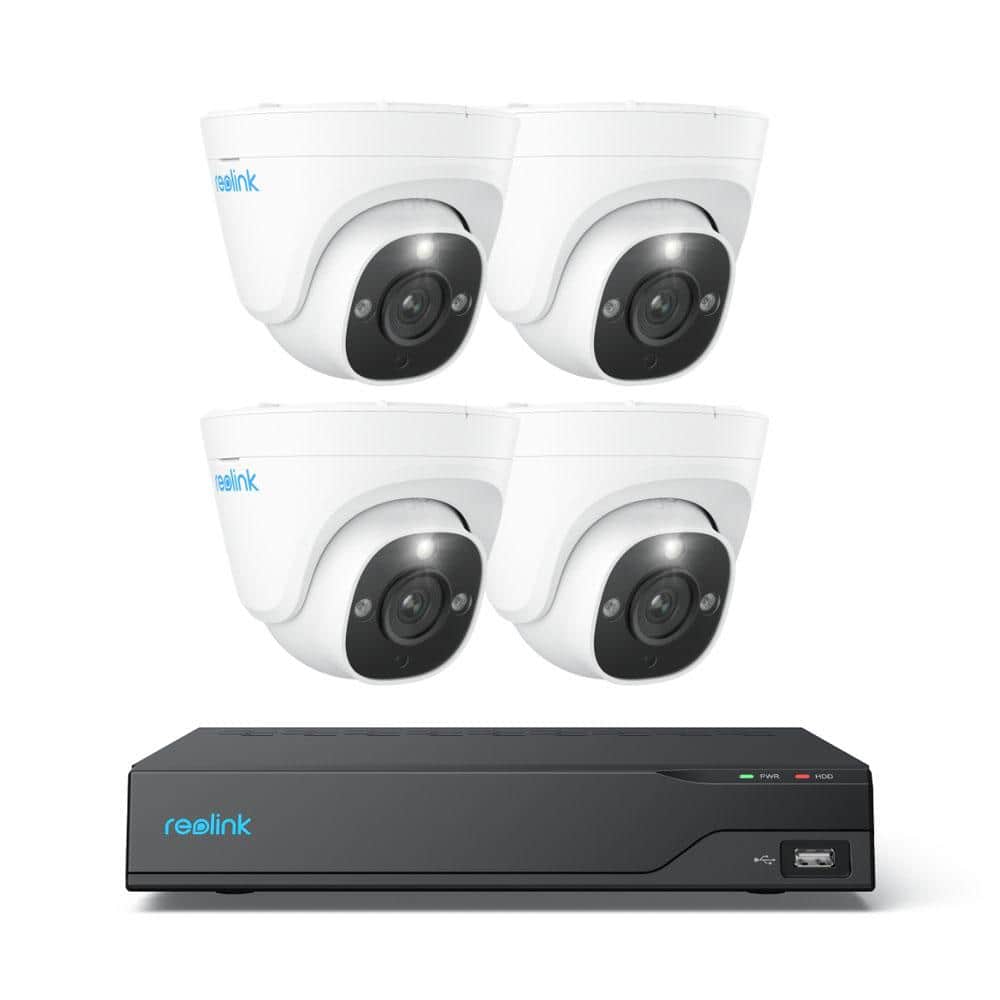 REOLINK 8 Channel 12MP NVR System with 4 x 12MP Dome PoE Camera NVS8 ...