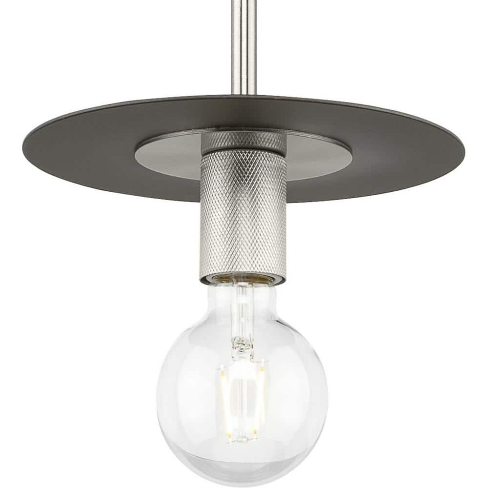 Progress Lighting Trimble 1-Light Brushed Nickel Standard Mini Pendant ...