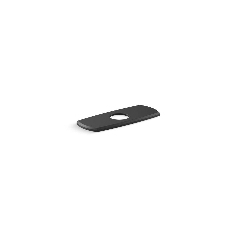 KOHLER Occasion 2.69 in. Dia Metal Escutcheon Plate in Matte Black ...