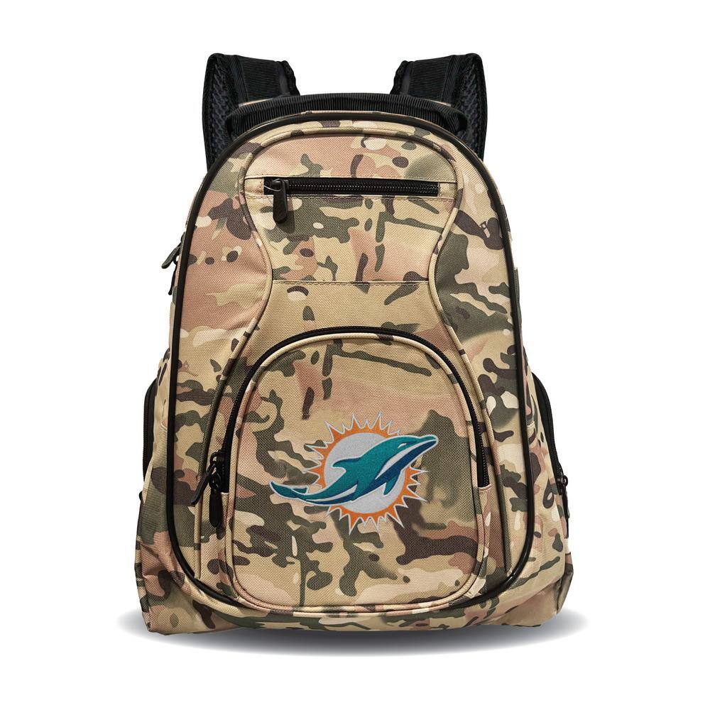 Mojo Miami Dolphins 19 in. Premium Laptop Backpack-Camo NFMDL704_CAMO ...